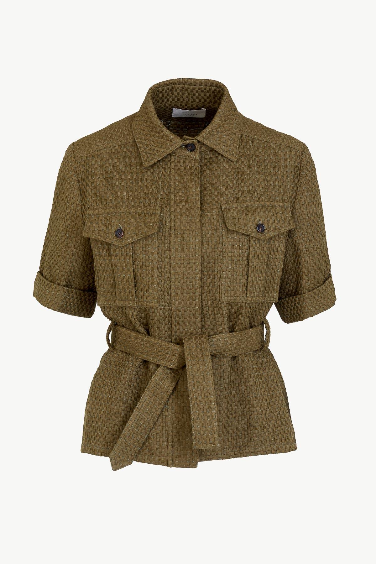 Jane Jacket in Textured Cotton – Giuliva Heritage