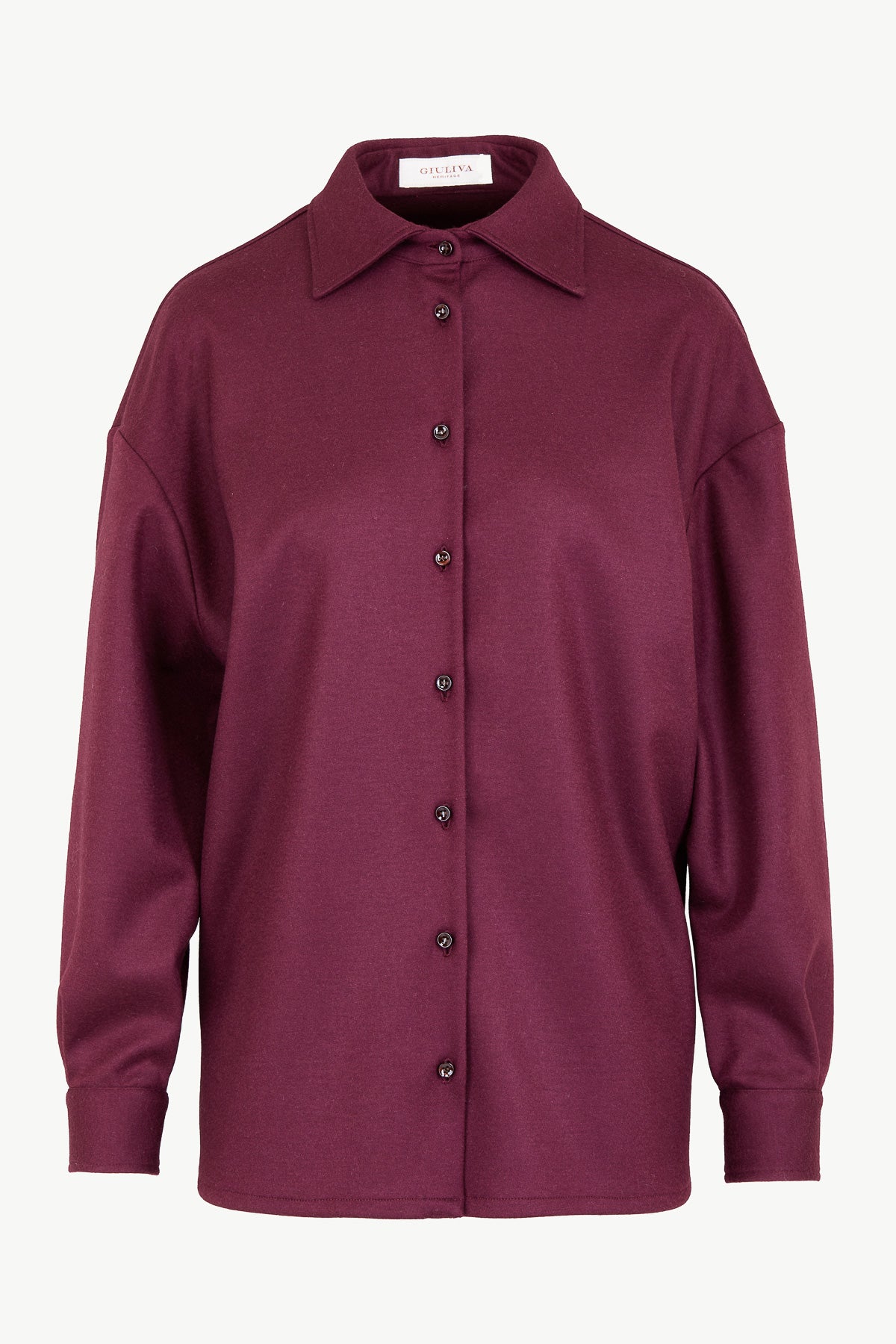 Celia Shirt in Wool and Cashmere – Giuliva Heritage
