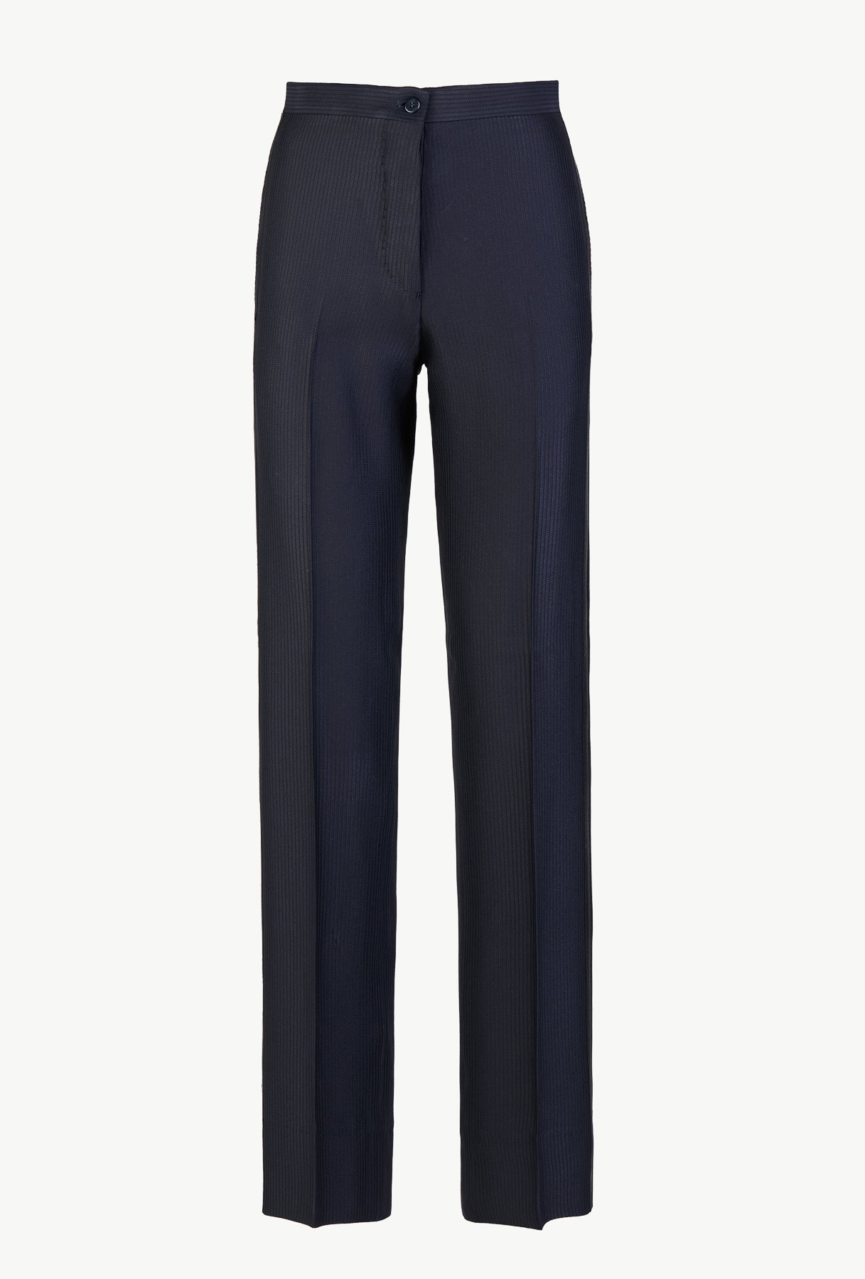 Antonia Smoking Trousers in Textured Silk Blend – Giuliva Heritage